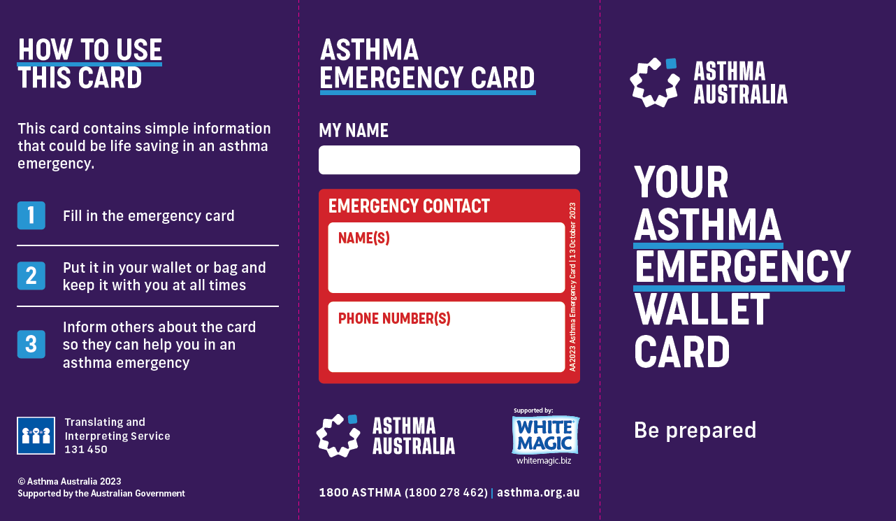 Order Patient Education Materials | Asthma Australia